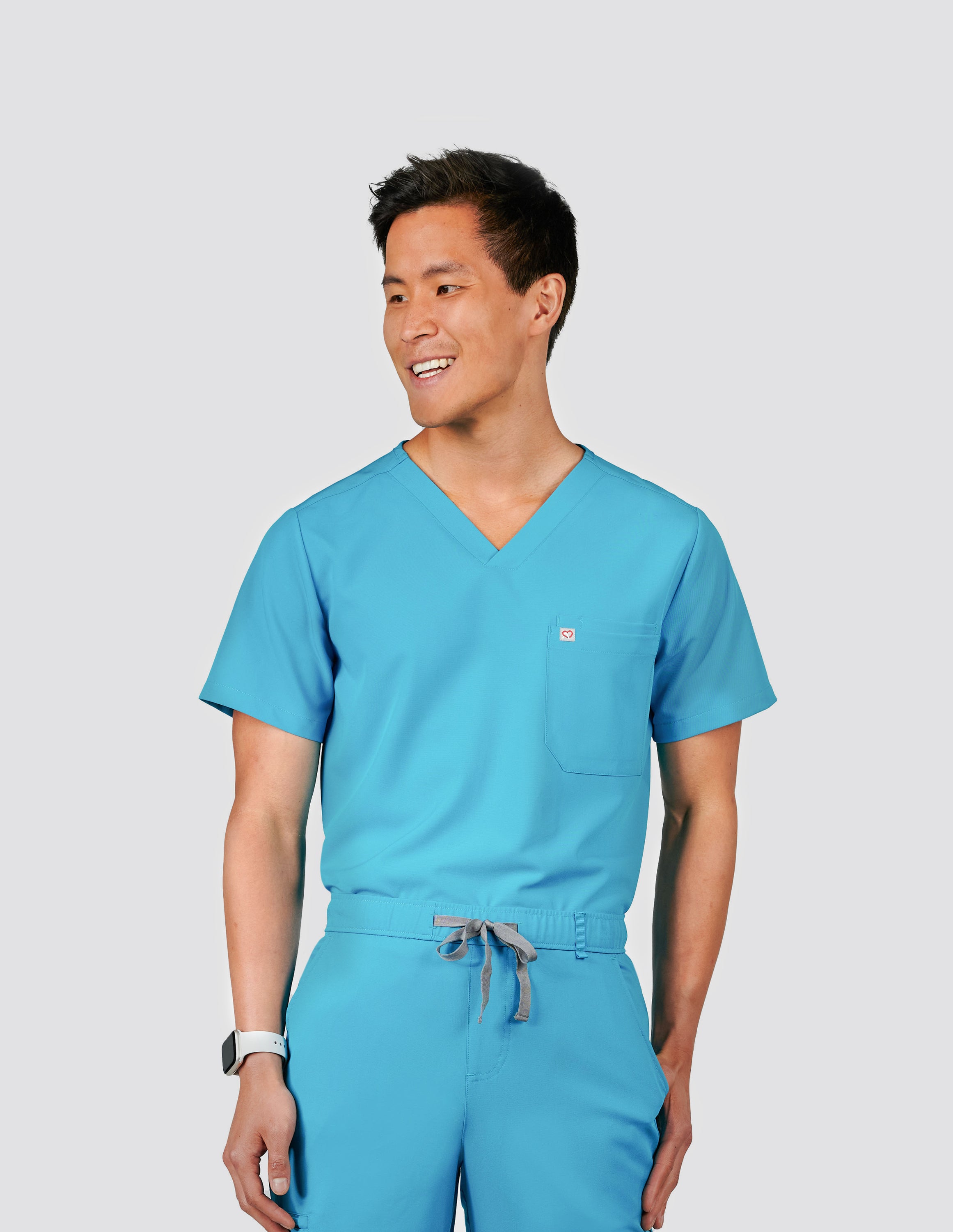 Men's Caribbean Blue Scrubs – Create Amor