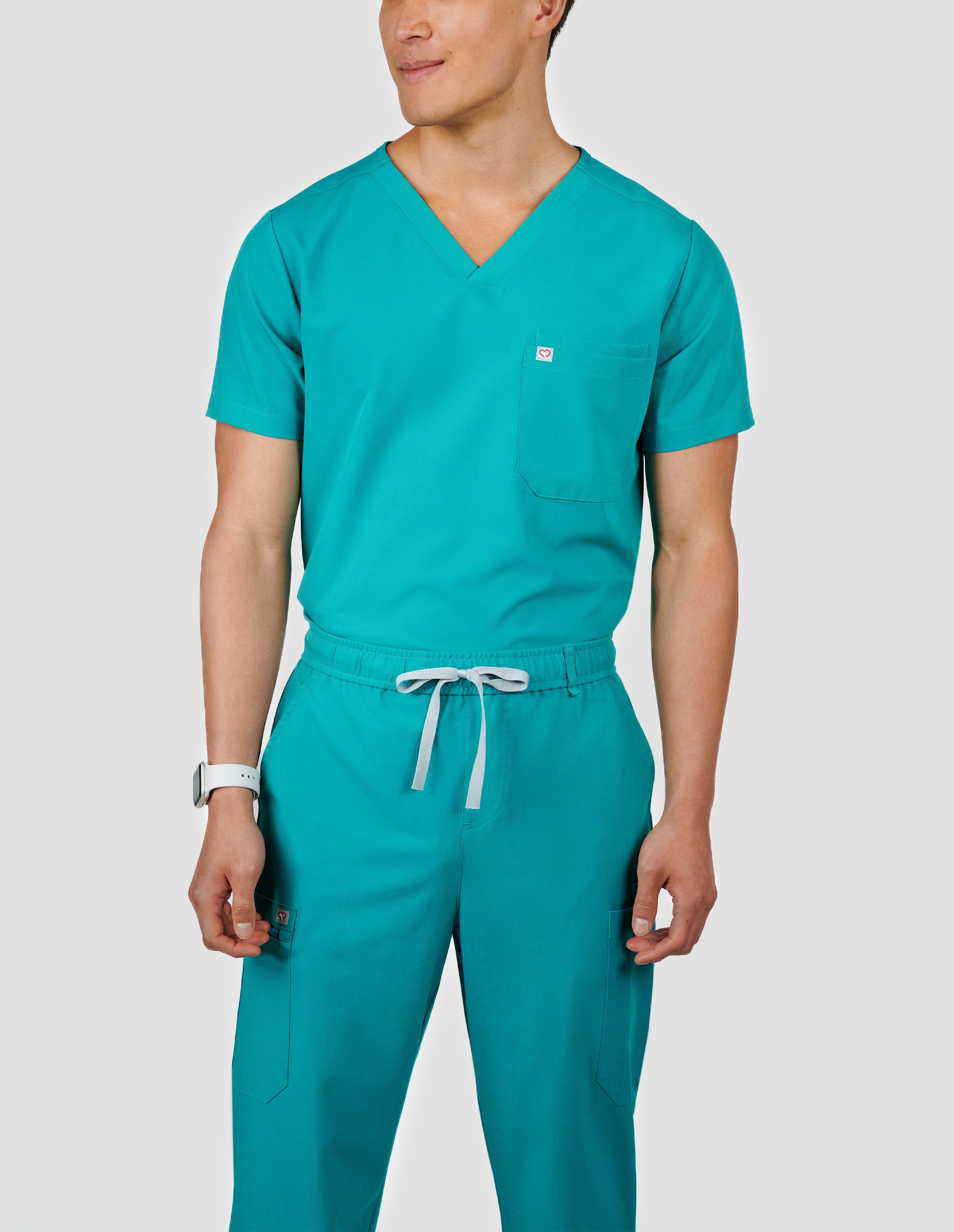 Prague Cargo Men's Teal Scrub Pants – Create Amor
