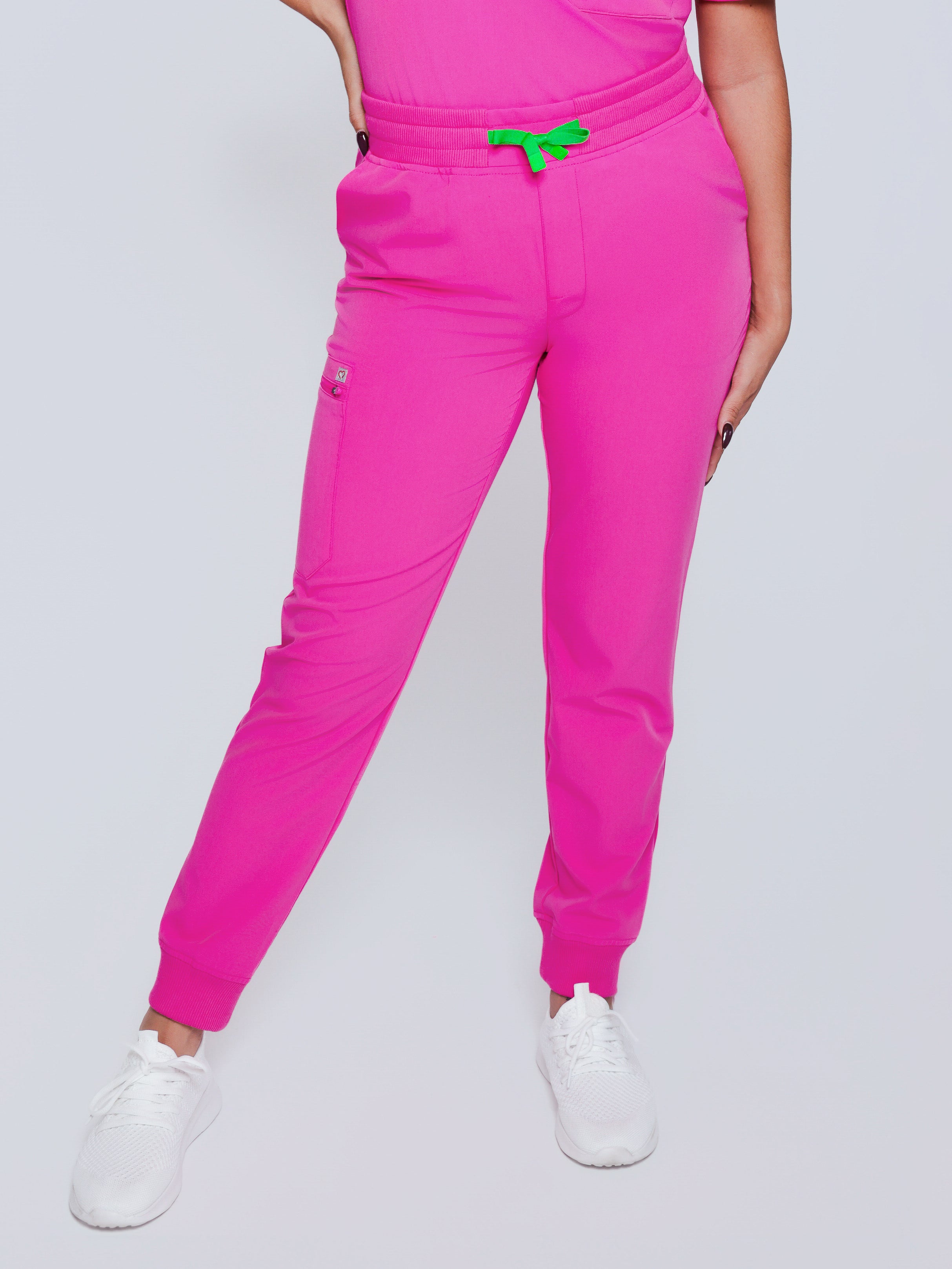 Ivy Jogger Women's Pink Scrub Pants – Create Amor